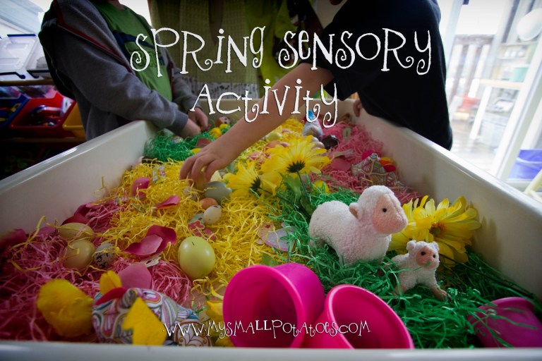 Spring Sensory Activity… | Small Potatoes