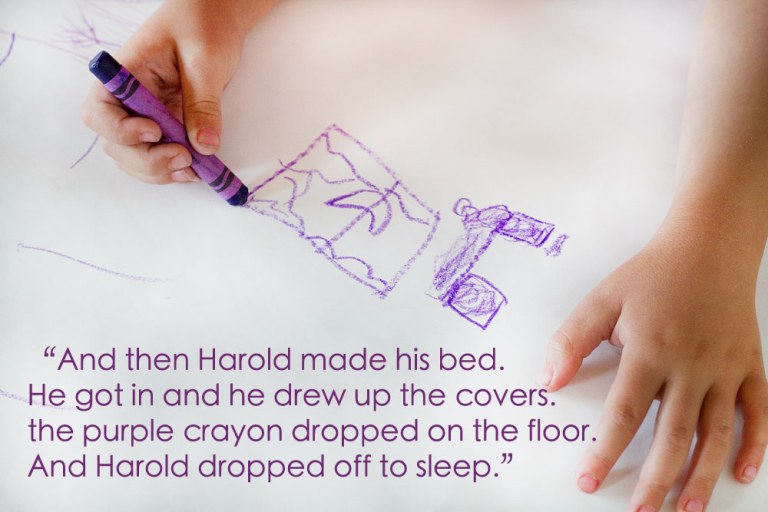Weekly Kid’s Co-op…Harold and the Purple Crayon | Small Potatoes