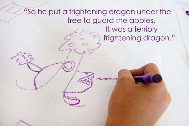 Weekly Kid’s Co-op…Harold and the Purple Crayon | Small Potatoes