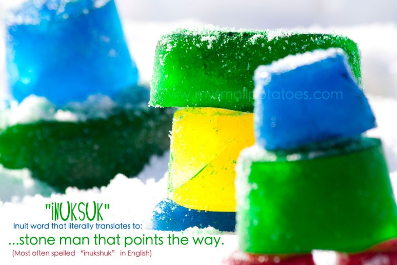 Building The Inukshuk In The Ice… | Small Potatoes