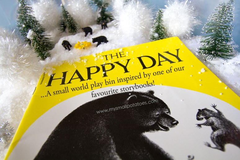 Weekly Kid’s Co-op…The Happy Day! A Small World Play Bin | Small Potatoes