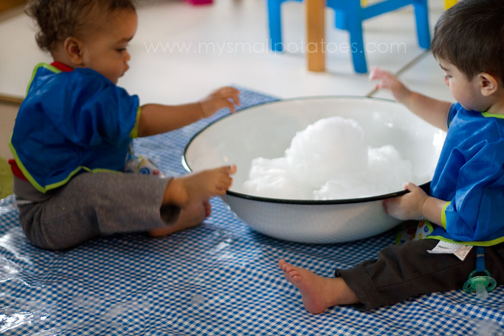 Weekly Kid’s Co-op! Bubbly Bowl of Snowballs…a Wintery-Themed Sensory ...