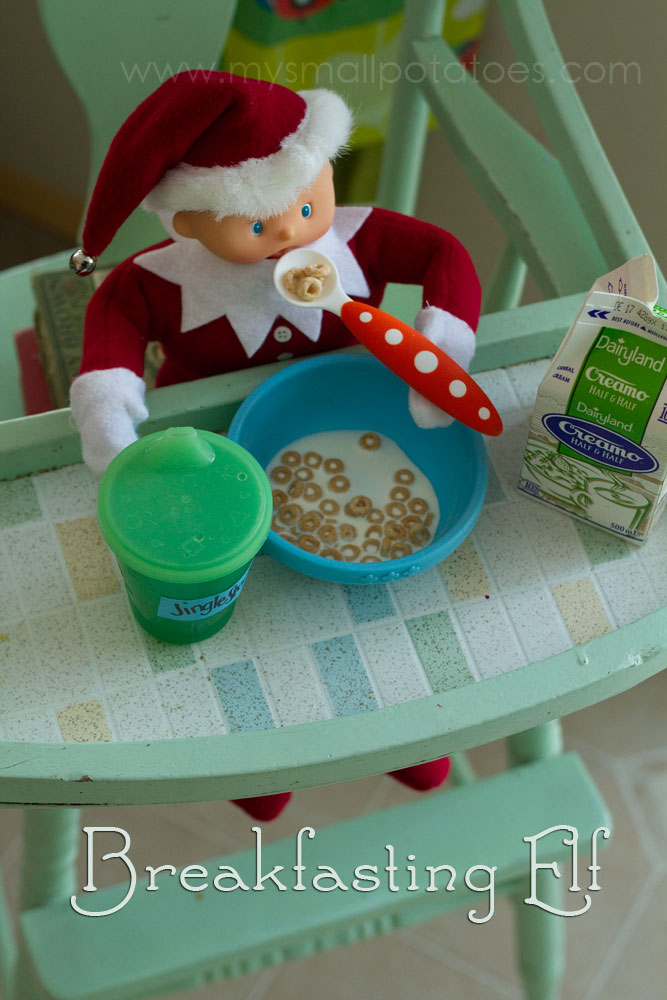 10 Elfy Ideas from our Elf on the Shelf… | Small Potatoes