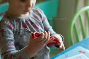 The Great Valentine Scissor SQUISH! Teaching Toddlers to Use Scissors ...
