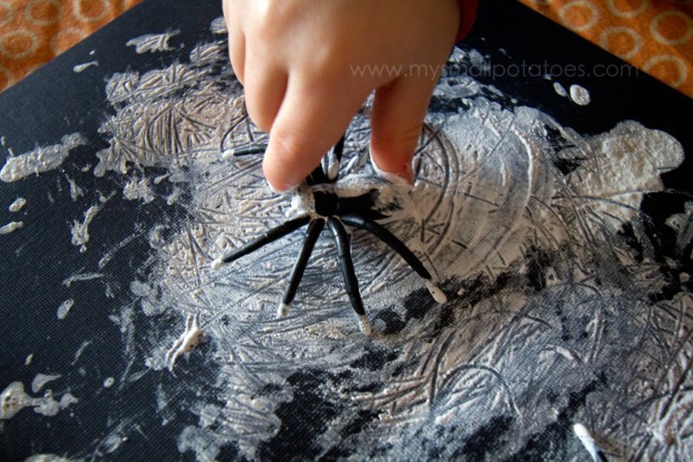 Spider Printing…Creepy Crawly Process Art for Small Motor Practice ...