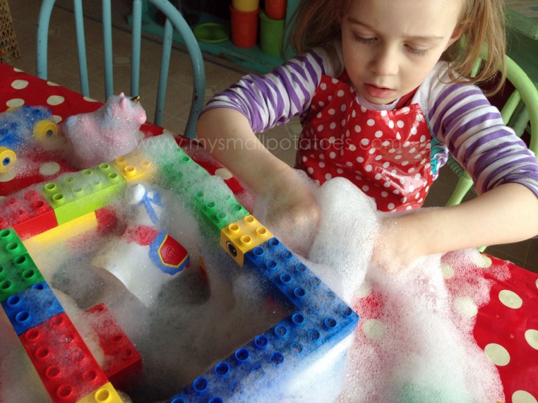 Building With Bubbles… Clean and Simple Sensory Play for All Ages ...