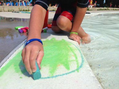 Wading Pool Chalk Art… | Small Potatoes