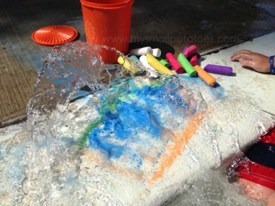 Wading Pool Chalk Art… | Small Potatoes