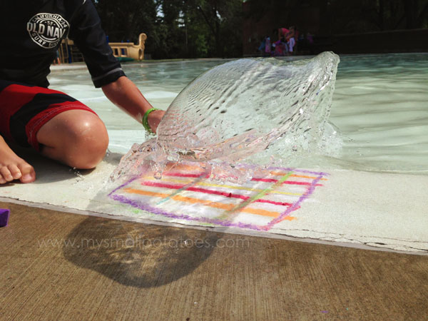 Wading Pool Chalk Art… | Small Potatoes