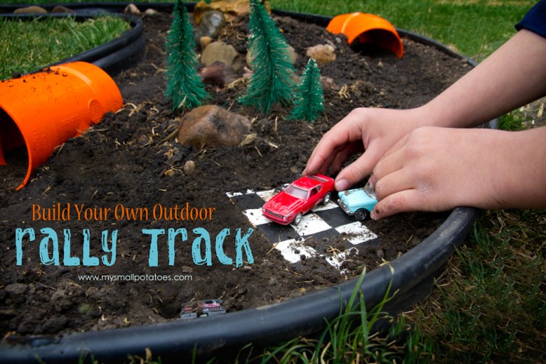 Build Your Own Outdoor Rally Track… | Small Potatoes